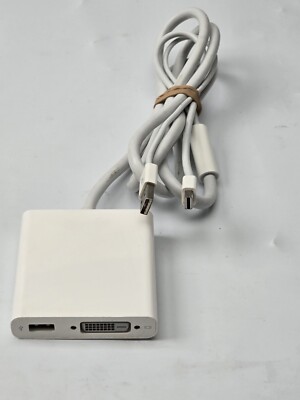 Apple Genuine Mini Displayport to DVI-D Dual Link Adapter Cable MB571Z ...