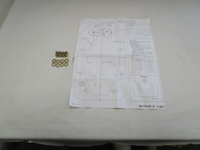 BRUNSWICK TRANSOM ASSEMBLY TEMPLATE KIT 90-79135--5 MARINE BOAT | eBay