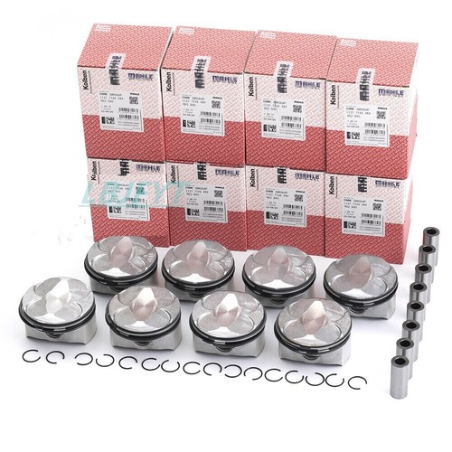 For BMW 8x Pistons & Rings Set STD Mahle Φ87mm 540i 740i E60 E65 E66 ...
