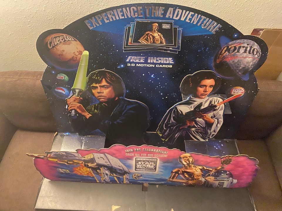 Star Wars STANDEE Doritos/Cheetos/Pepsi Cardboard Store Display ...