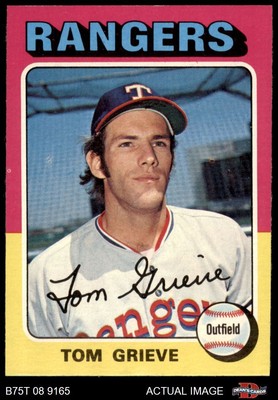 1975 Topps #234 Tom Grieve Rangers 5.5 - EX+ | eBay