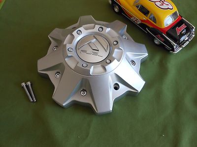 New FUEL Silver Custom Wheel Center Cap # CAP M-447, 1001-58, CAP M-721 ...