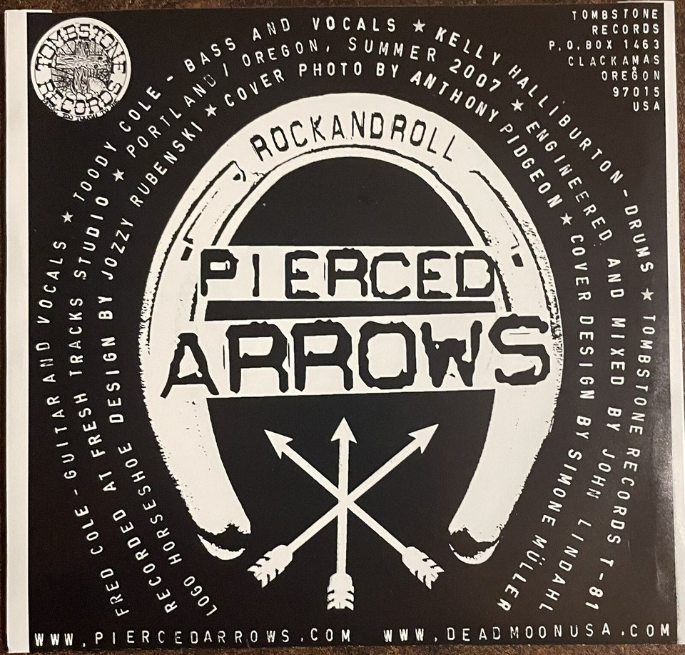 PIERCED ARROWS In my Brain / Caroline 7 rats lollipop shoppe Fred Cole ...