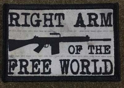 Right Arm of the Free World FAL Morale Patch Military Tactical Army ...