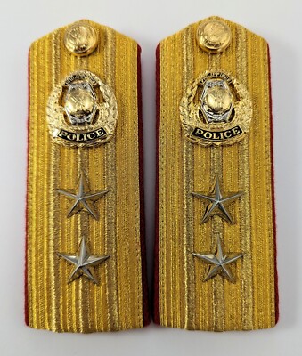 Philippine National Police PNP Two 2-Star Major General Dress Shoulder ...