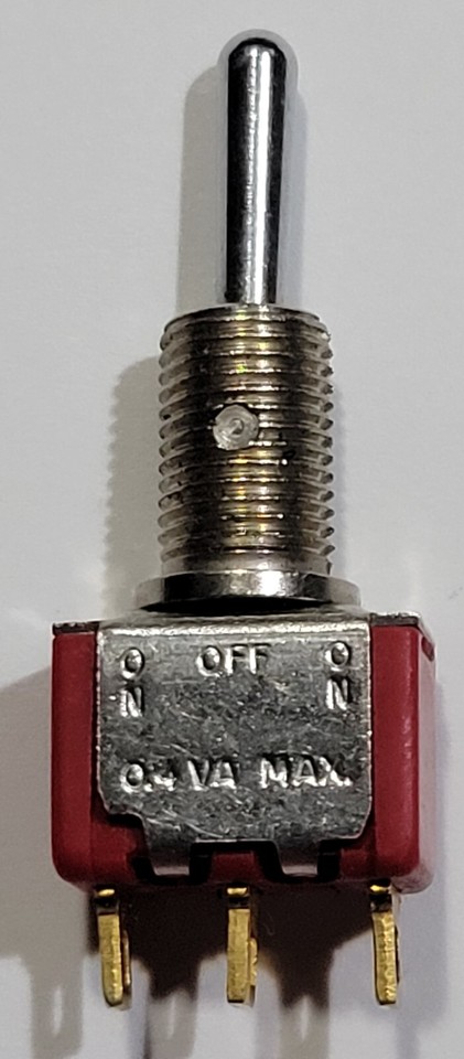 C&K Components 7105 0.4VA MAX ON/OFF/ON Miniature Toggle Switch | eBay