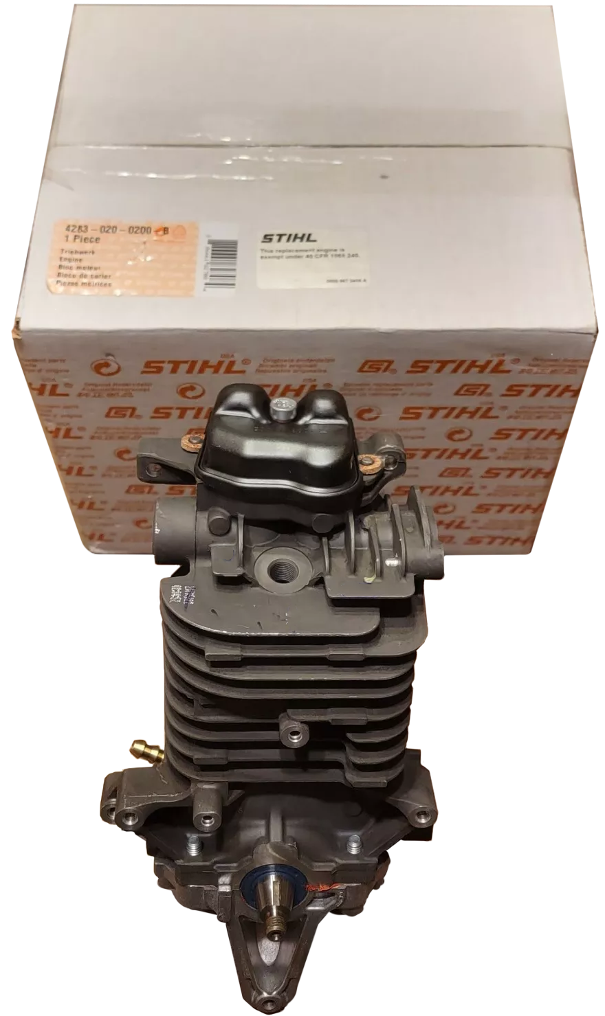 Genuine OEM Stihl 4283 020 0200 Short Block Engine Assembly BR800X ...