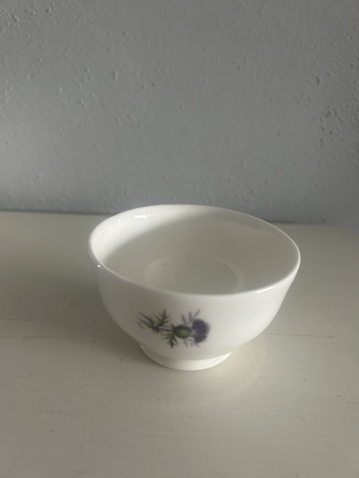 Luckenbooth Bone China Scotland Thistle Creamer Sugar Bowl Set White ...