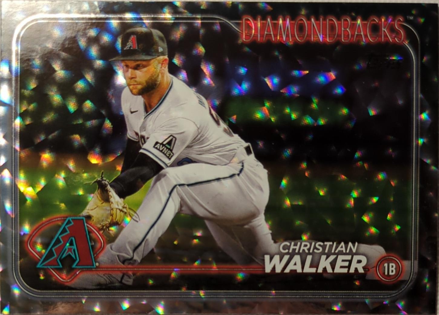 2024 Topps Series 1 - Christian Walker #63 Silver Crackle Foil for sale ...
