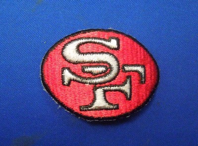 Small San Francisco 49ers Red Logo Iron On Patch | eBay