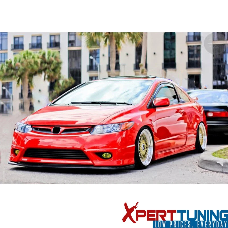 Stanced Red Ek Hatch