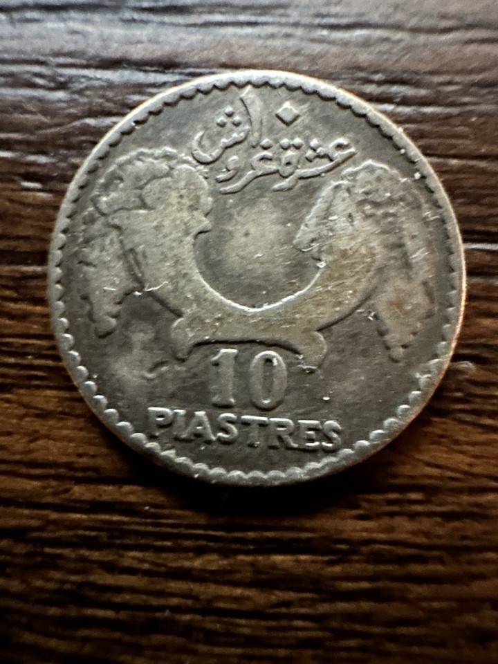 Rare Vintage Silver 10 Piastres Coin From Lebanon 1929 | eBay