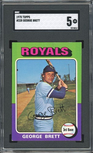 1975 Topps #228 George Brett Rookie RC SGC 5 EX | eBay