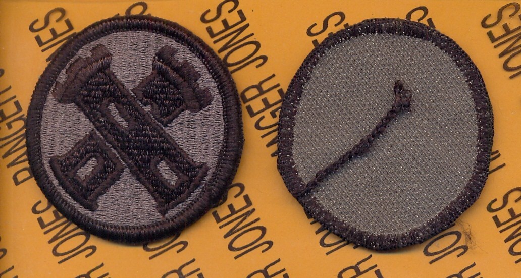 US Army 16th Engineer Brigade ACU w/ hook 2.5" uniform shoulder patch m ...