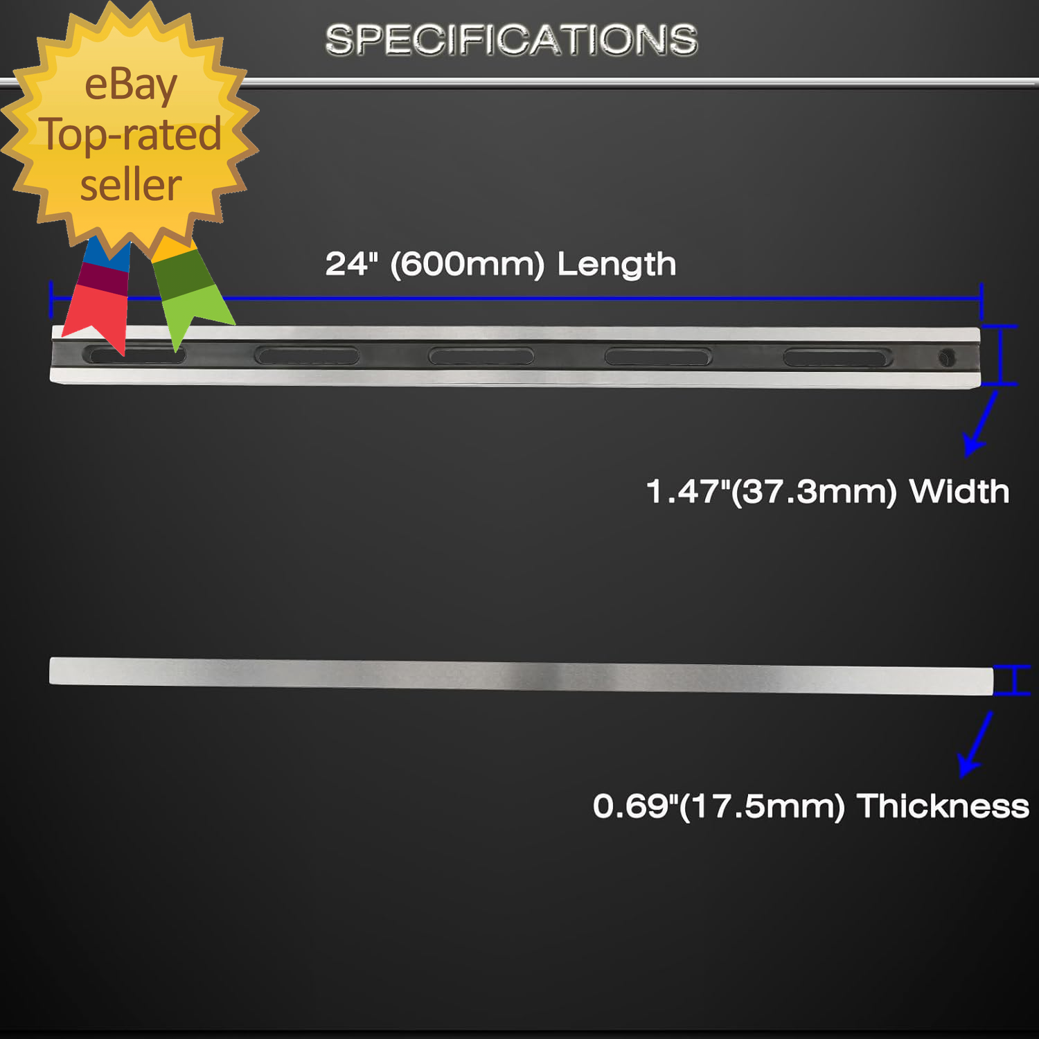 24 Inch Machinist Precision Steel Straight Edge Tool Cylinder Head ...
