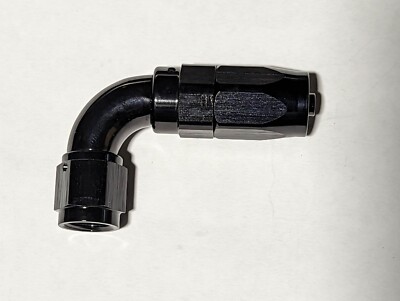 4an 90 black full flow 150 series taper fitting | eBay Australia