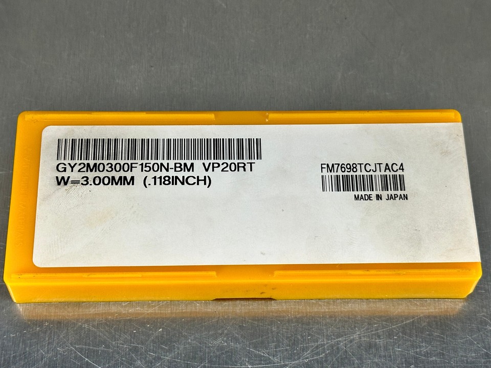 Mitsubishi GY2M0300F150N-BM VP20RT Carbide Insert Grooving (Pack of 10 ...