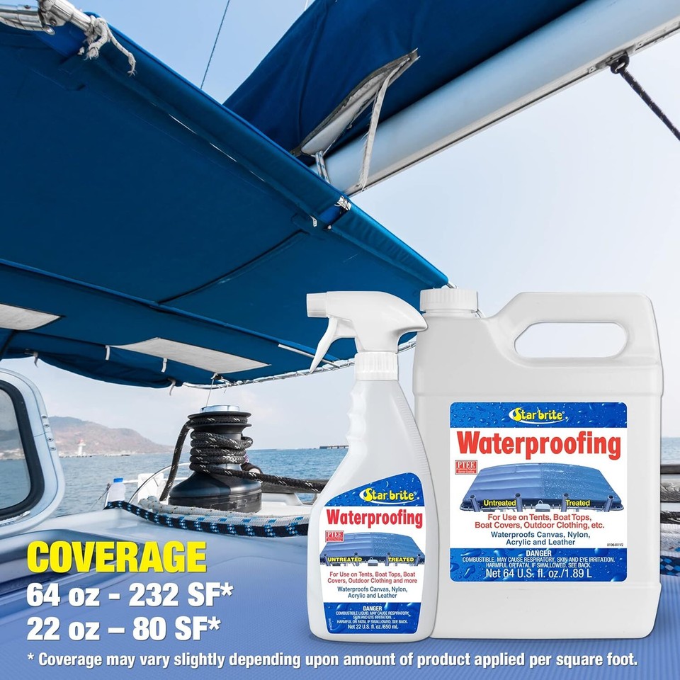 Waterproofing Stain Repellent Spray for Boat Car Covers Tents UV ...