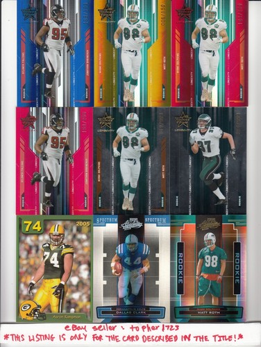 2005 Leaf Rookies & Stars Longevity - Rookie Matt Roth #109 /999 (RC ...