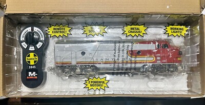 Menards O Scale F3 AA Santa Fe Diesel Set 1 Powered, 1 Dummy W/Remote ...