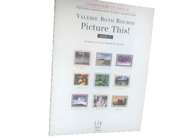 Picture This Book 2 intermediate collection for solo piano by Roubos | eBay