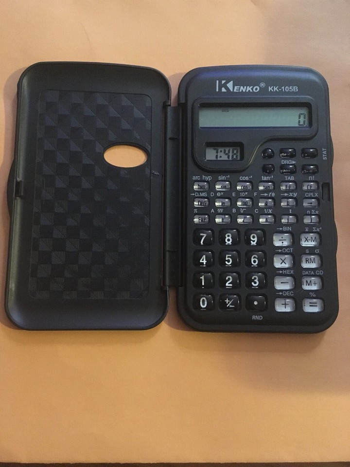 New Kenko Scientific Calculator School/office KK 105B/Clock Display ...