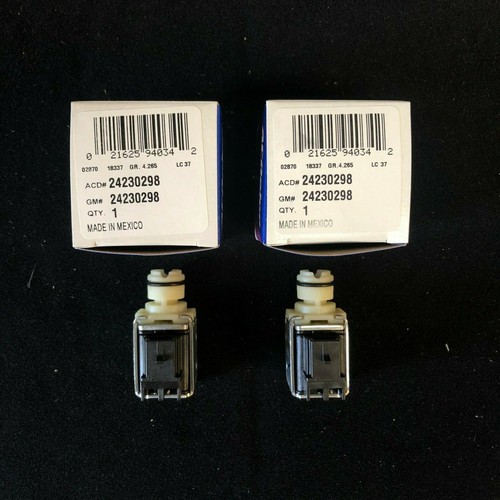 TWO ACDelco GM Original 24230298 Shift solenoid kit Solenoid Chevy ...