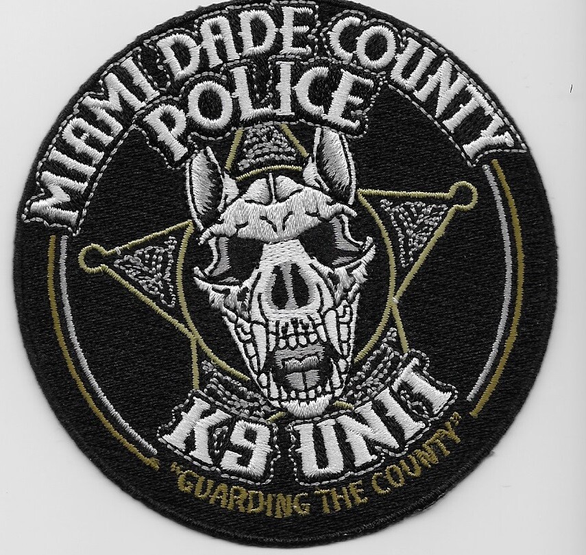 Miami Dade Police Badge With Bird On It