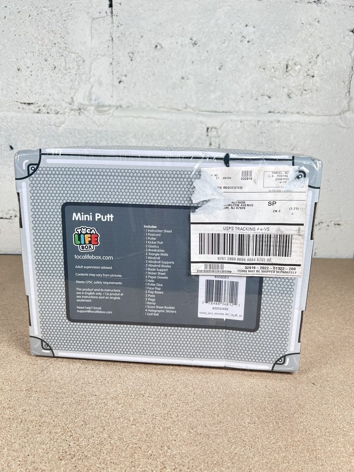 Toca Boca - Toca Life Box - Mini Putt Playset - New Sealed in Box Rare ...