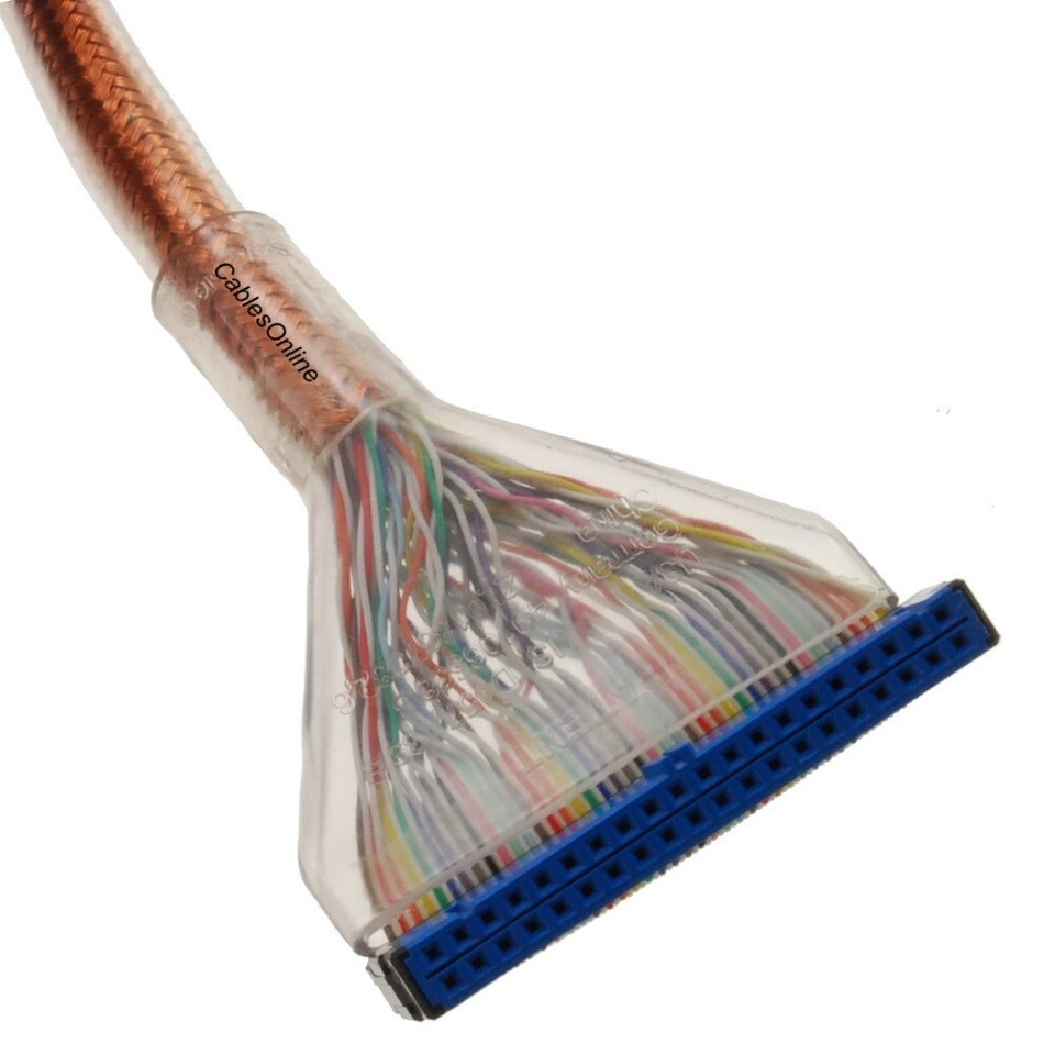 24-in IDE 40-Pin/80-Wire Ultra ATA/133 Two-Drives Round Internal Cable ...