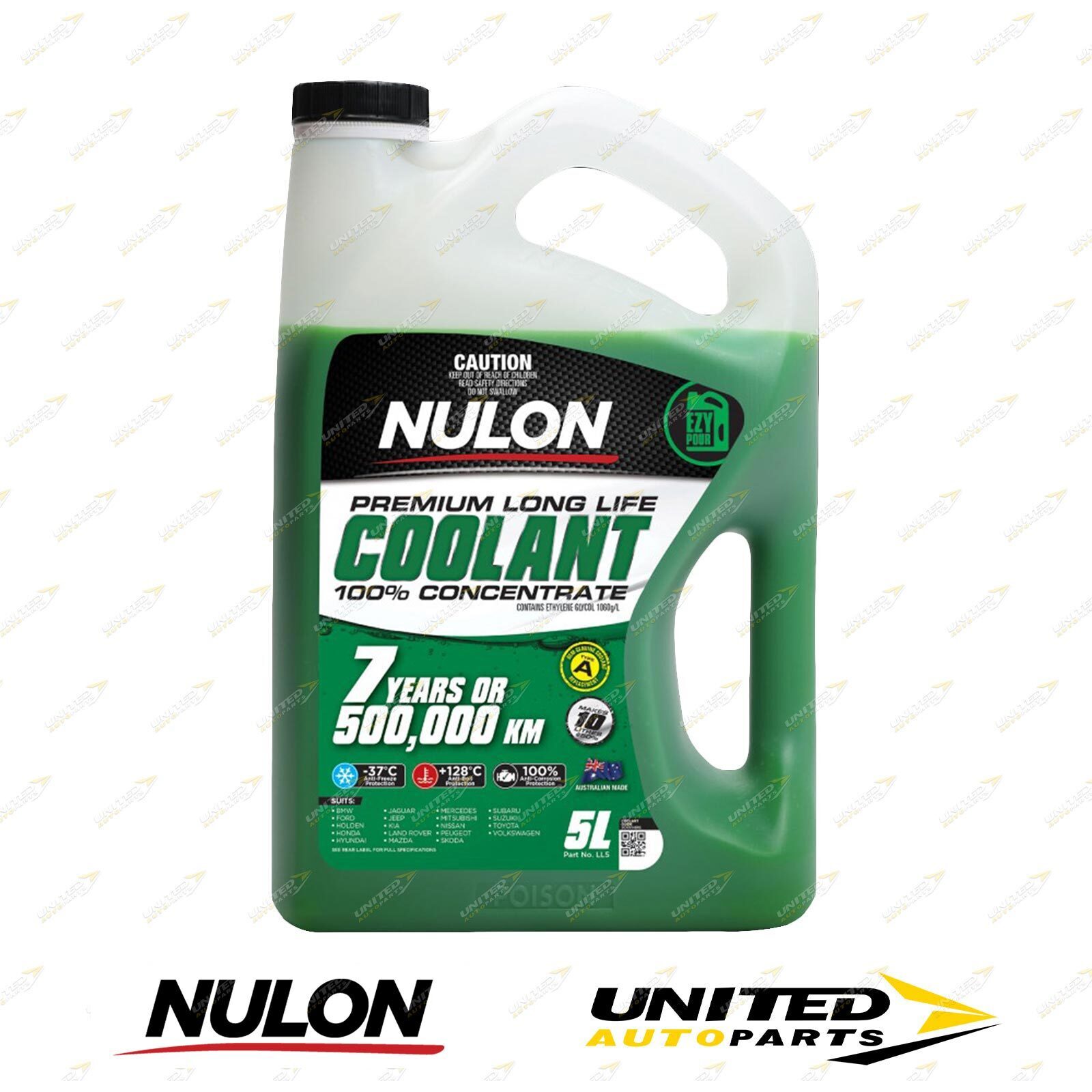 NULON Long Life Concentrated Coolant 5L for BMW 325i 325iS 2.5L Eng ...