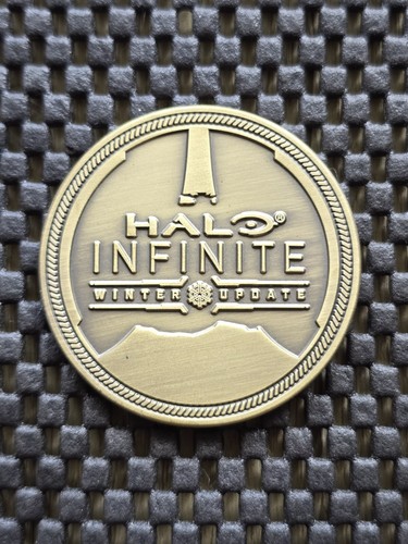 Halo Infinite Developer Challenge Coin Winter Update Launch Rare Promo ...