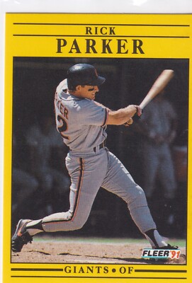 1991 Fleer #269 Rick Parker MLB San Francisco Giants +(Yes 3 Free ...