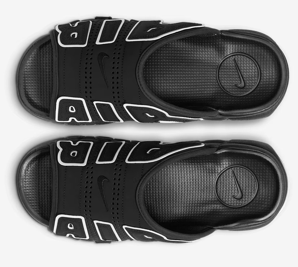 Nike Air More Uptempo Slide "Black - Grey Sole" Black DV2132-001 Size 7 ...