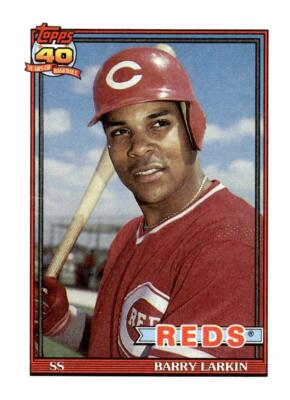 1991 Topps #730 Barry Larkin REDS | eBay