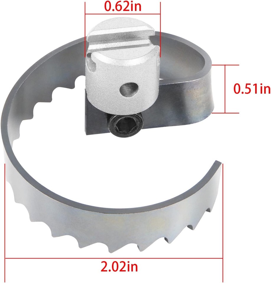 2" 63025 T-209 Spiral Cutter for Ridgid K-50 K-400 Drum Sectional ...