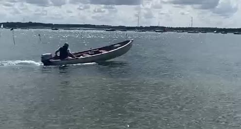 Bonwitco 450 single skin + custom trailer + 25hp 2-stroke short shaft ...