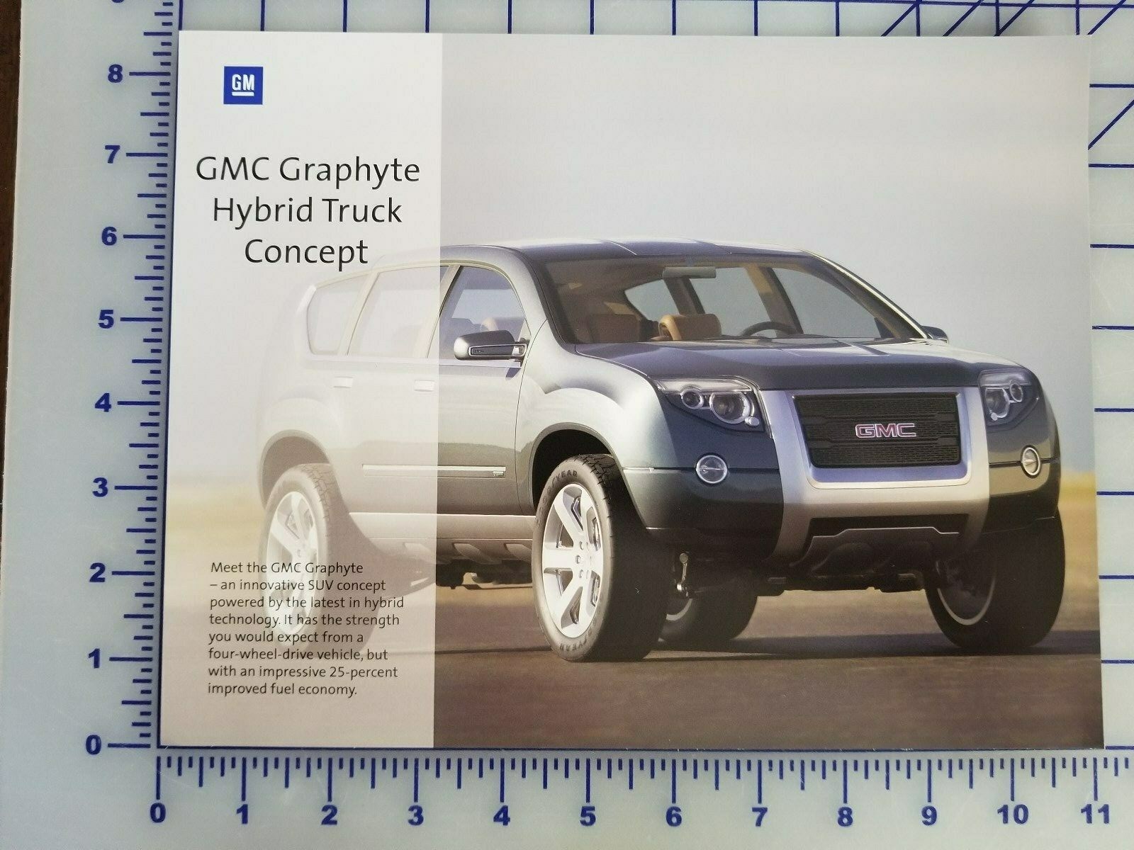 2005 GMC Graphyte Hybrid Truck Concept Brochure | eBay