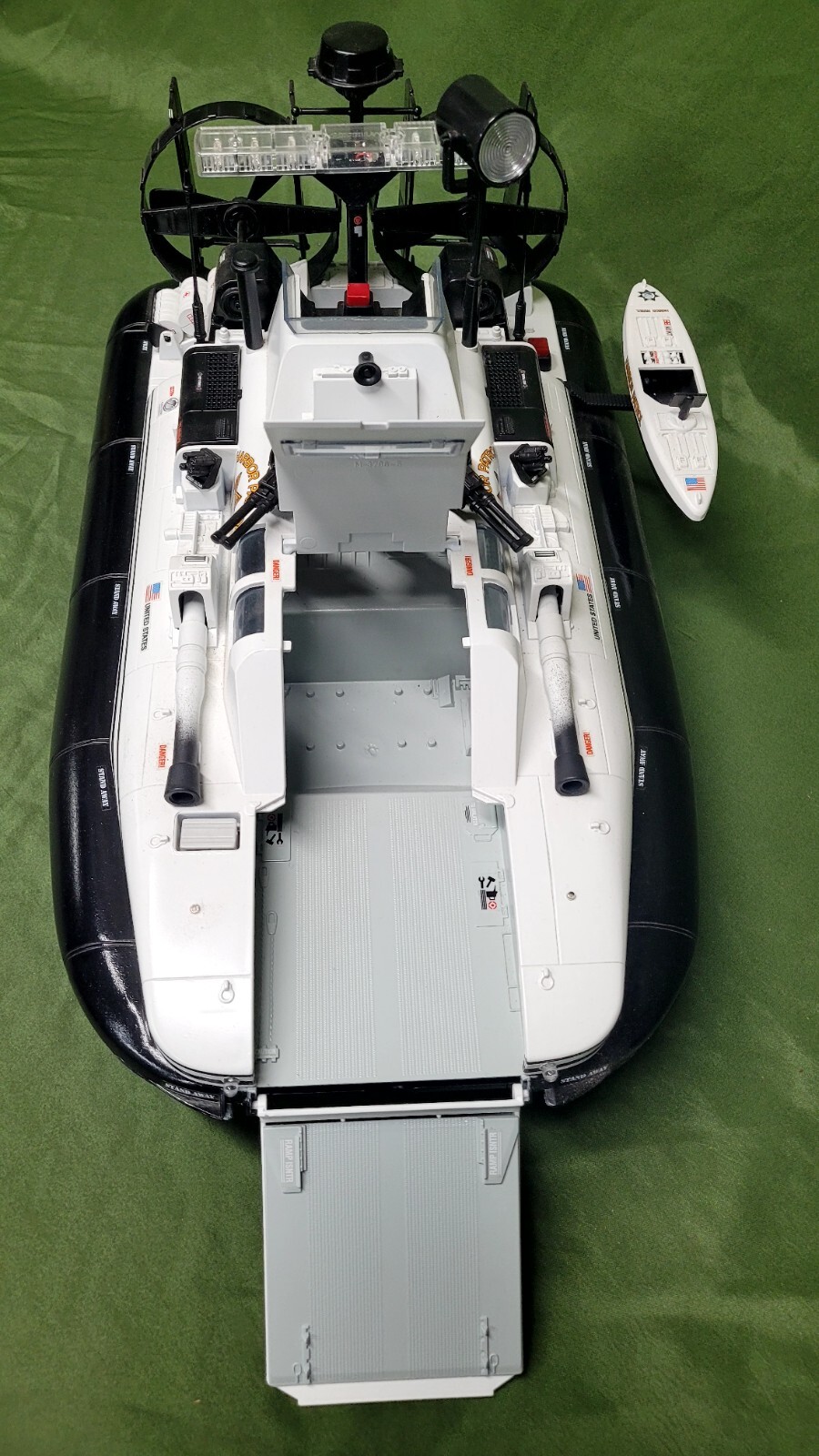 CUSTOM 1:18 GI JOE 1984 KILLER WHALE ARAH VEHICLE HOVERCRAFT ACTION ...
