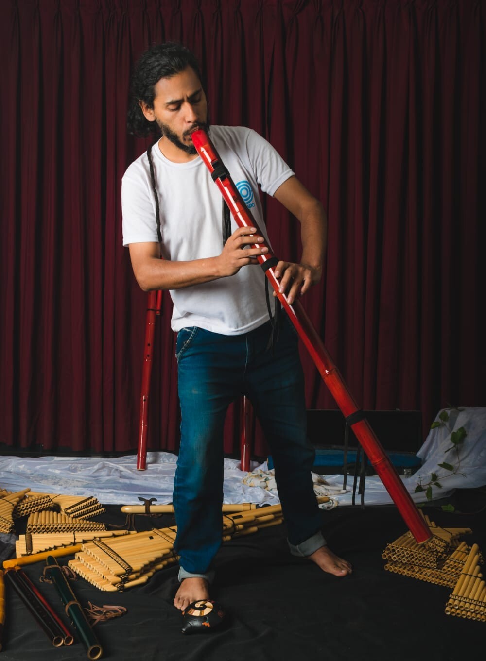 NATIVE FLUTE LOW BASS KEY B FLUTE CANE PROFESSIONAL TUNED | eBay