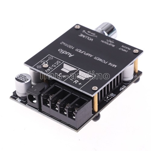 2x100W Mini TPA3116 Bluetooth 5.0 High Power Amplifier Board Adjustable ...