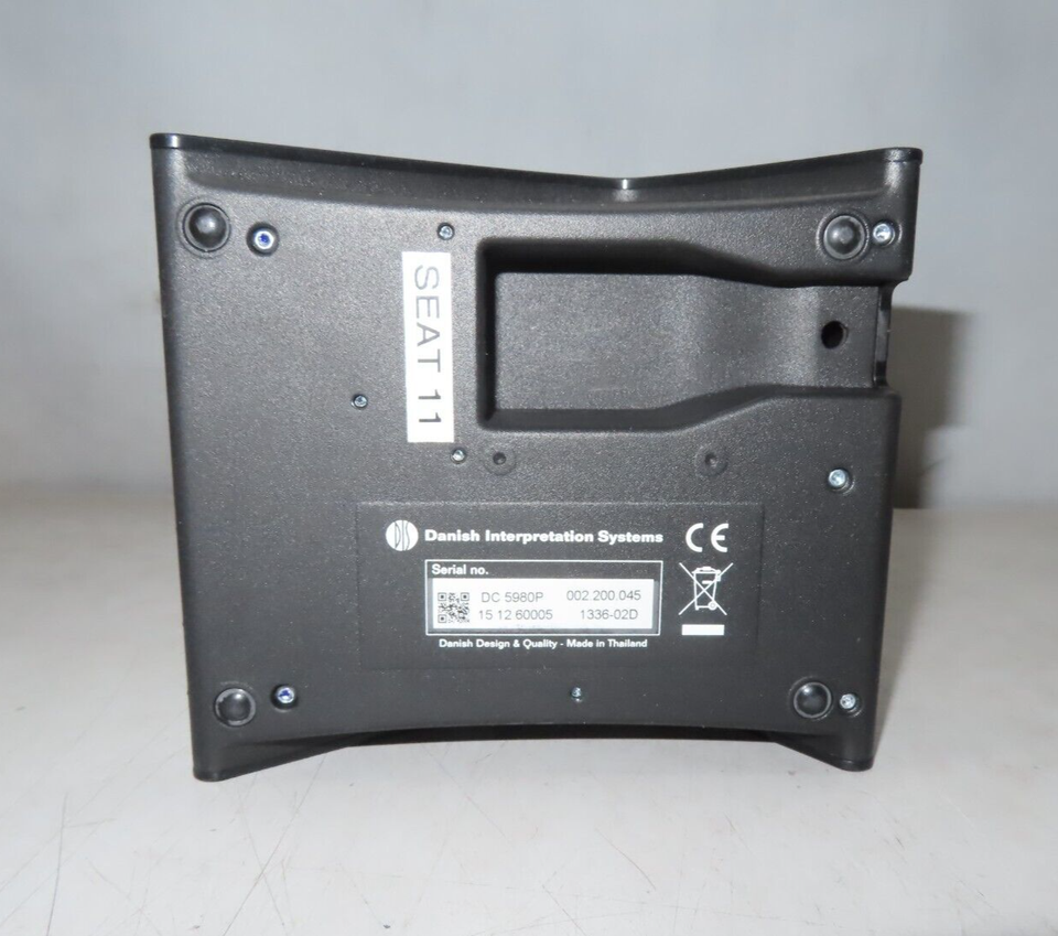 Danish Interpretation Systems Shure DC 5980 P Conference Unit Only | eBay