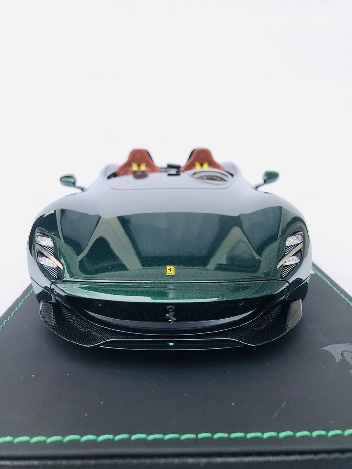 1/18 BBR Ferrari Monza SP2 Dark Green Limited 24 PCS With Display Case ...