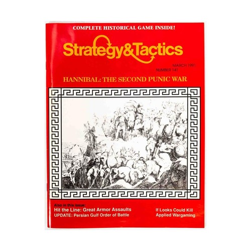 SPI Strategy & Tactics #141 w/Hannibal - The Second Punic War Mag VG+ ...