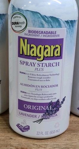 Niagara Spray Starch Plus Original Non Aerosol Lavender Ironing Liquid ...
