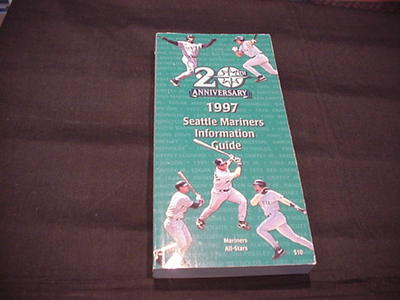 1997 Seattle Mariners Baseball Media Guide | eBay