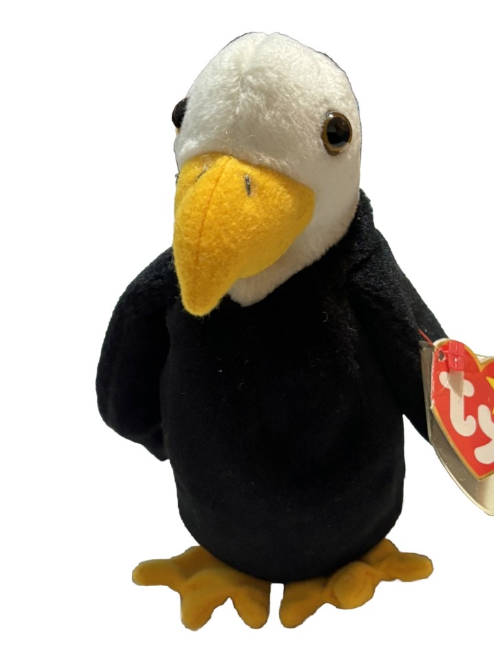 TY BEANIE BABY BALDY THE BALD EAGLE #4074 DOB FEB. 17 - 1996 NWT | eBay