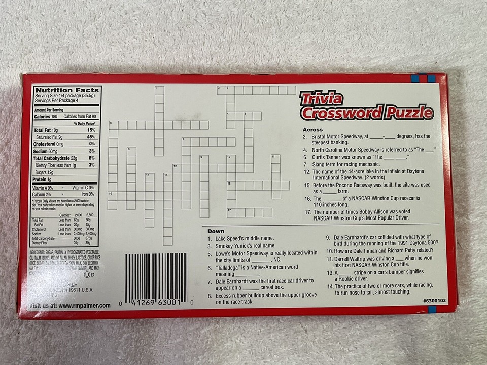 Jeff Gordon Chocolate Bar Palmer Double Crisp 2002 Unopened NASCAR ...