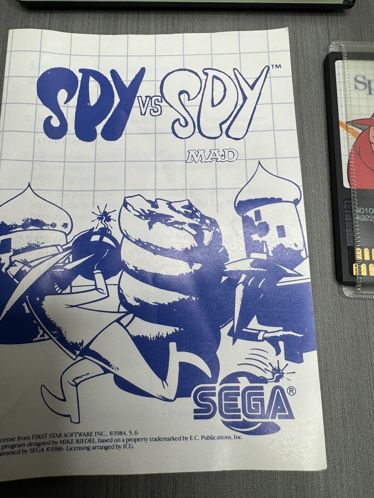 Spy Vs Spy (Sega Master System SMS, 1988) Complete CIB 10086040104 | eBay