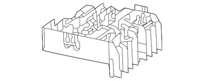 Genuine gm Underhood Battery Distribution Fuse Block 84646134 | eBay